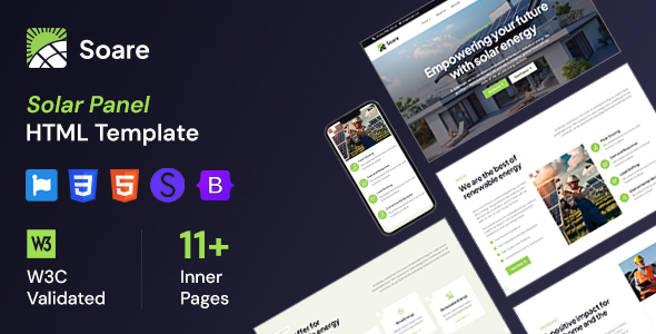 Soare - Solar Panel HTML Template by awaiken | ThemeForest